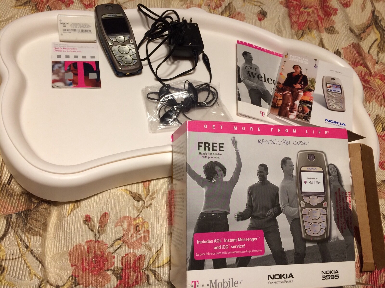 Nokia 3595 - Silver (T-Mobile) Cellular Phone for sale online | eBay