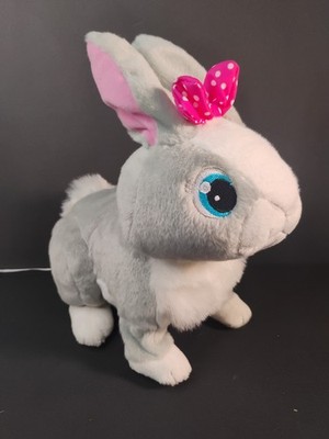 Club Petz Betsy The Bunny Gray Interactive Plush Hops Ears Move Sounds ...