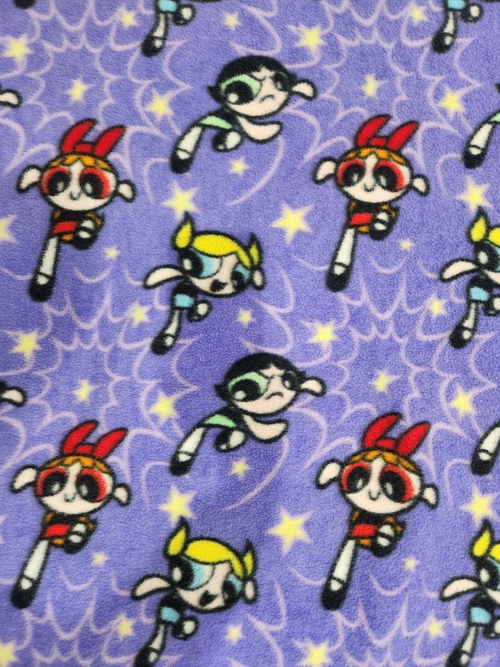 Vintage PowerPuff Girls Official Cartoon Network Throw Blanket 2001 ...