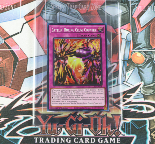 YuGiOh Trap Card Battlin' Boxing Cross Counter LD10-EN038 1st Edition ...
