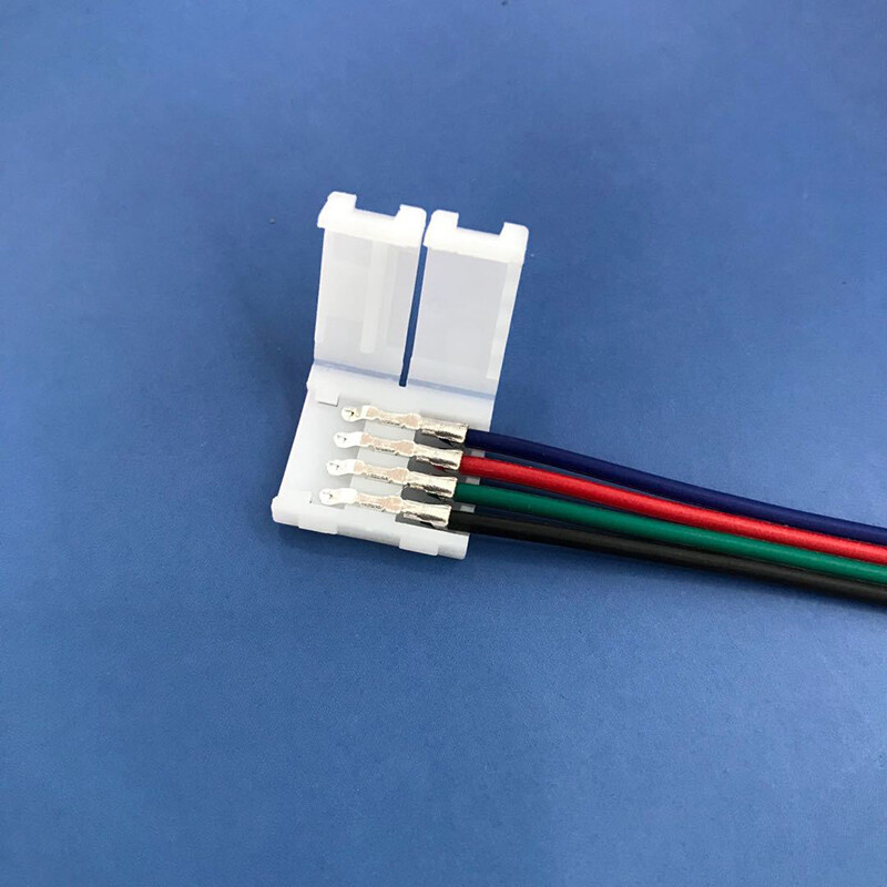 1pcs 4pin 10mm RGB LED Strip Connector Free Welding Connector for 5050 ...