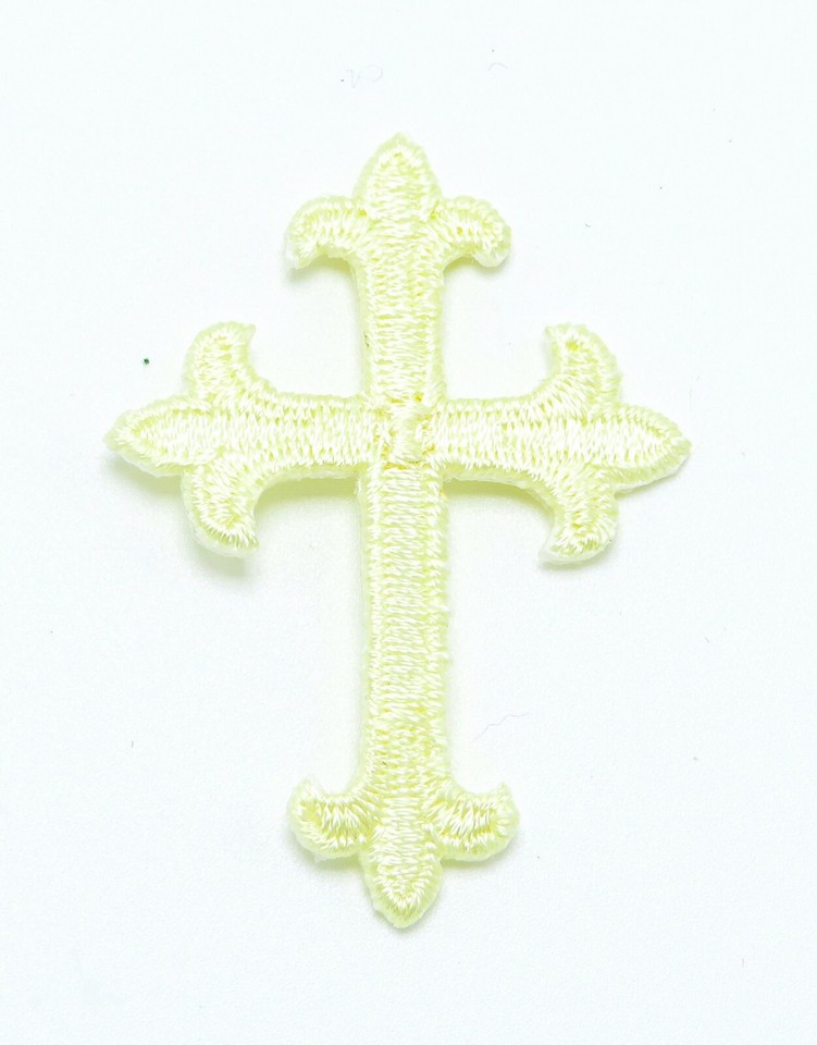 Cross Patch Iron On Latin Embroidered Applique 2" tall - 6 PACK | eBay