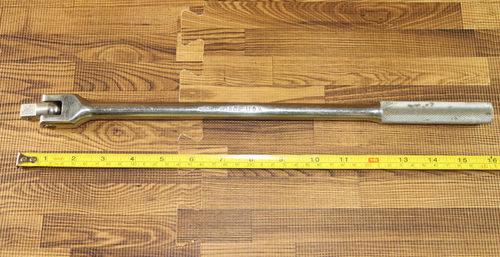 SK Tools 41652 16" Flex Head Breaker Bar Extension 1/2" Drive Knurled Handle USA | eBay