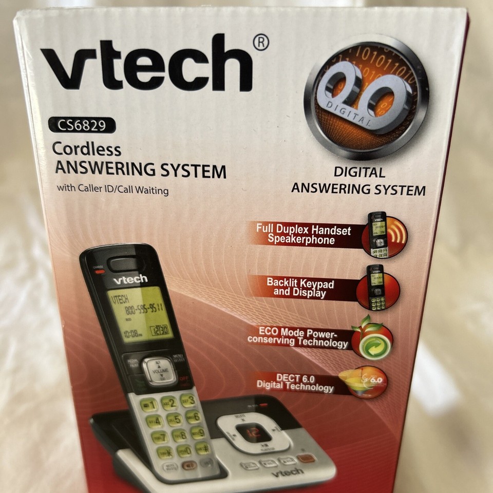 Vtech CS6829 Cordless Phone System with Caller ID and Digital | eBay
