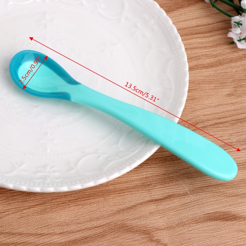 Baby Spoon Temperature Heat Sensing Baby Spoon Safety Infant Feeding | eBay