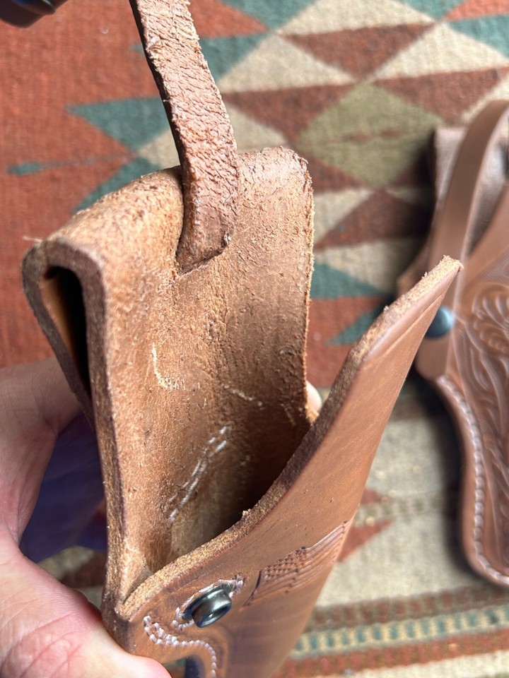 Leather Field Holster Floral FITS Colt Kimber Springfield Model 1911 ...