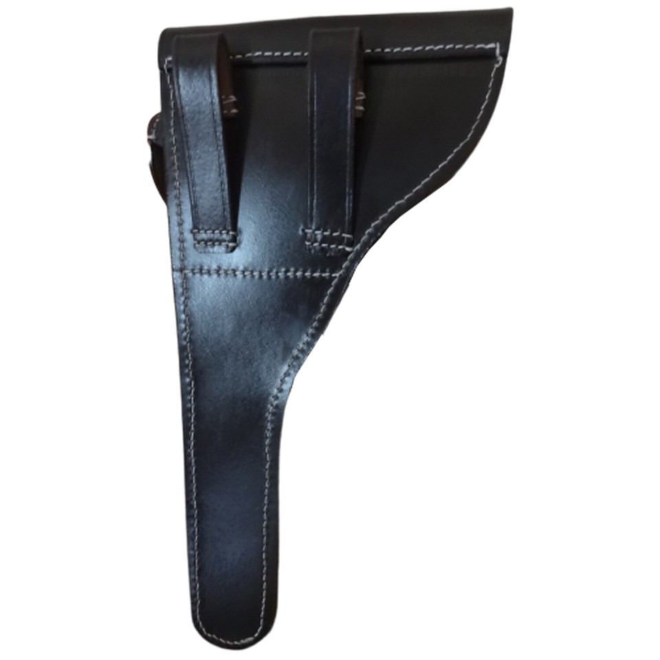 WWII Luger P08 6" barrel German Holster Dark Brown - Reproduction l586 ...