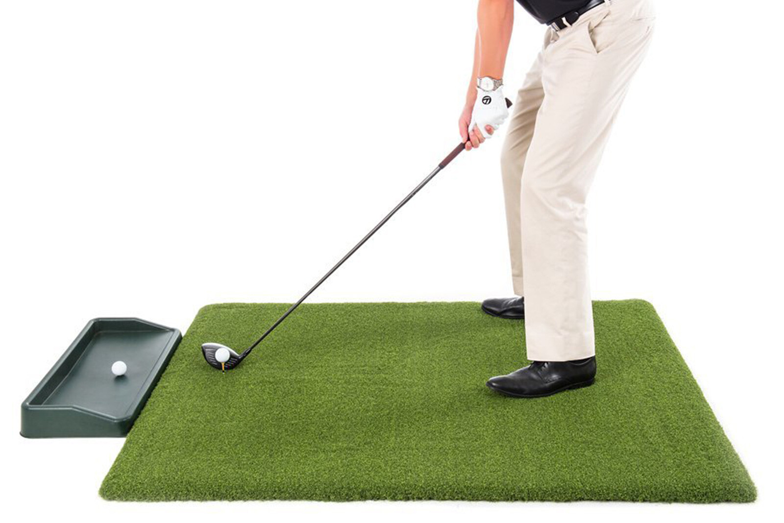 5x5 Golf Hitting Mat Hold a Wooden Tee -Super Tee- Golf Mat with Golf ...