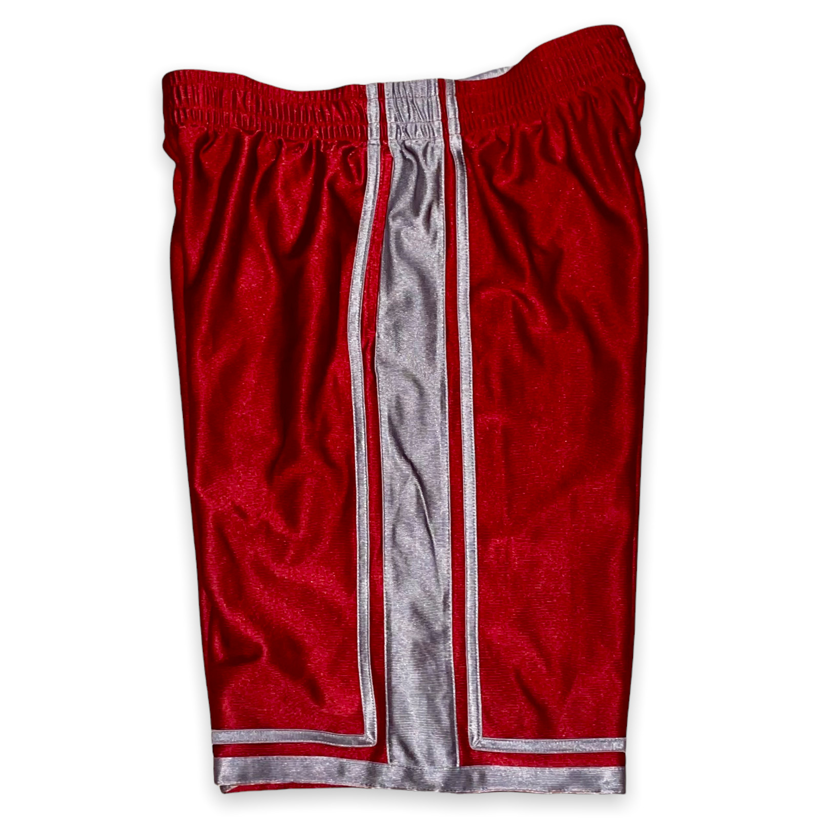 Tek Gear Dazzle Basketball Shorts Silky Shiny Red Si… - Gem