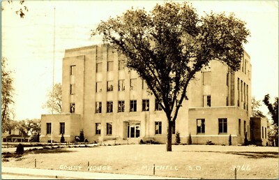 RPPC Courthouse Mitchell Davison County South Dakota Real Photo ...