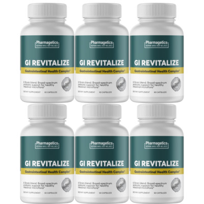 GI Revitalize - gut health supplements, probiotics for gut health - 6pk ...