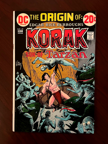Korak Son of Tarzan #49 (DC 1972) Joe Kubert Frank Thorne Bronze Age 8. ...