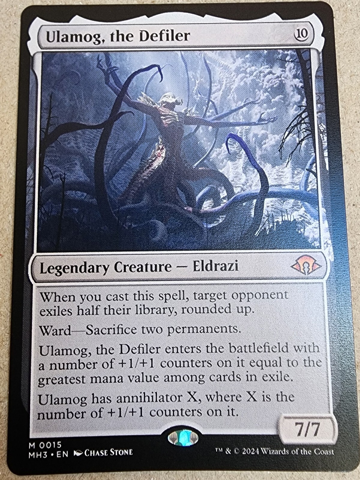 Ulamog, the Defiler - #015 Regular - Modern Horizons 3 - Mtg | eBay