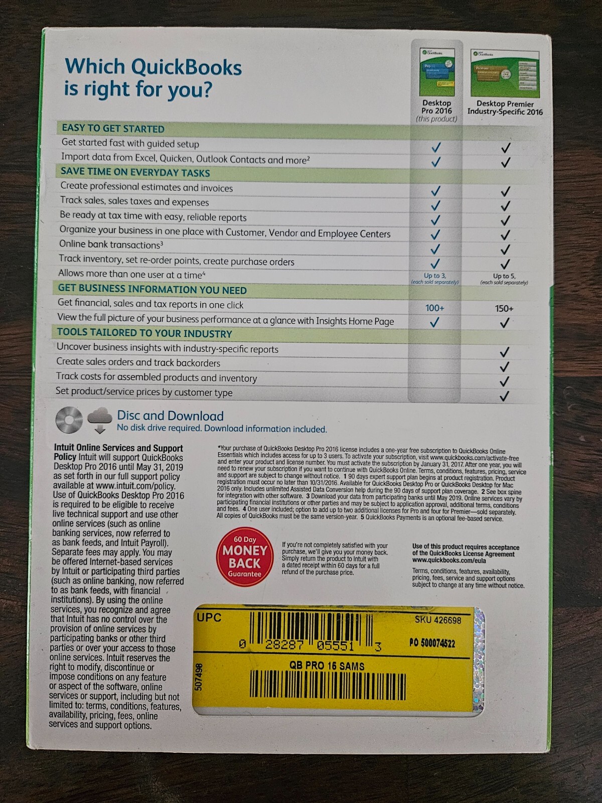 Intuit QuickBooks Desktop Pro 2016 for sale online | eBay