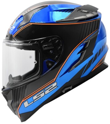 Open Box LS2 Challenger GT Full Face Motorcycle Helmet Gloss Blue Size ...