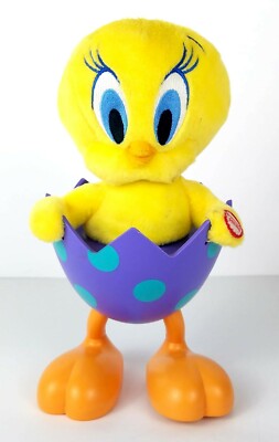 2013 Hallmark Tip N Fall Tweety Bird Sound Motion Looney Tunes Easter ...