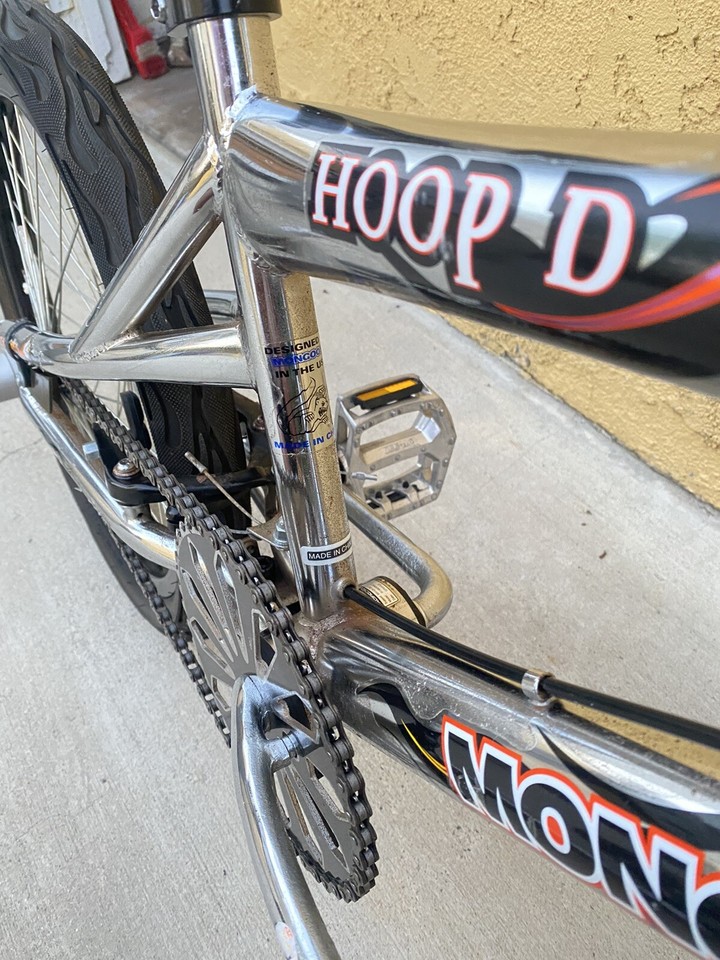 Mongoose Hoop-D Pro Chrome, Original 20" BMX Freestyle Bike, Mid School ...