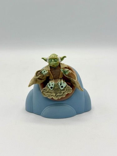 VTG 1998 Hasbro Star Wars Episode I Yoda w/Jedi Council Chair Figure ...