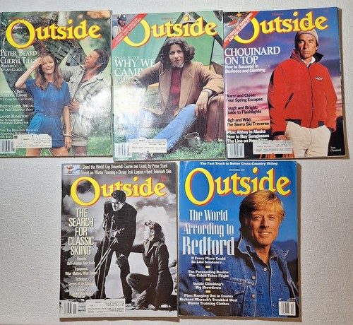Vintage 1980s OUTSIDE Magazine celebrity covers! | eBay