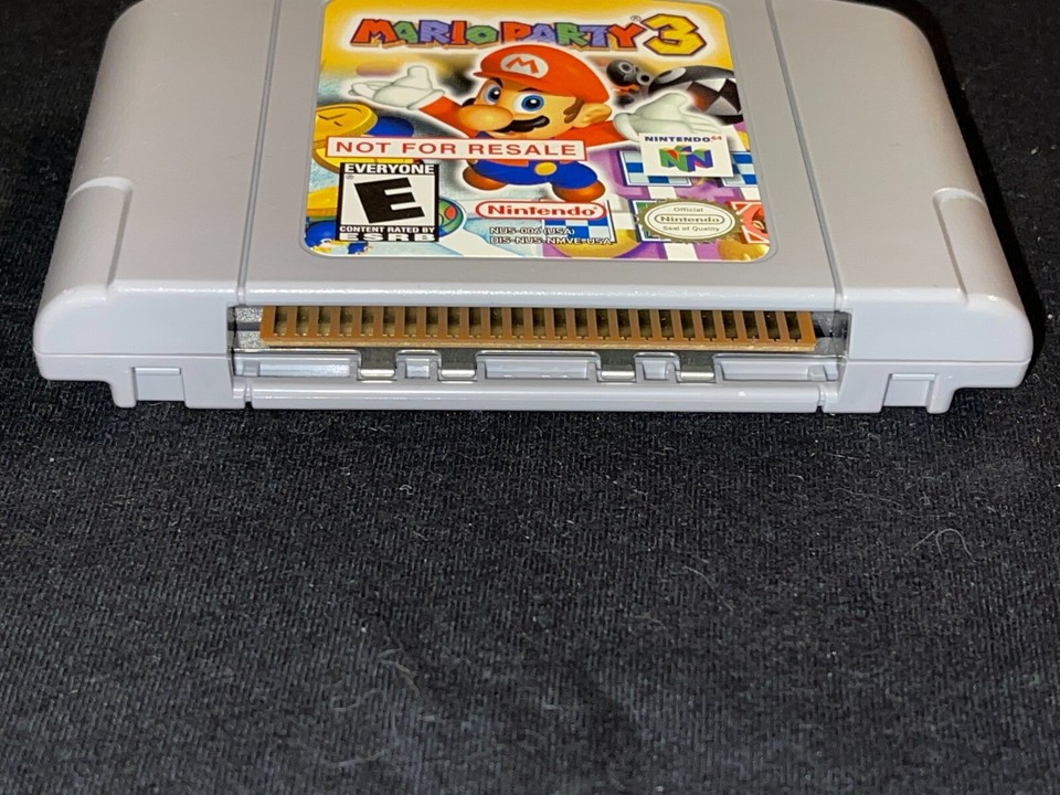 Mario Party 3 (Nintendo 64) NFR Not For Resale Cleaned Tested Authentic ...
