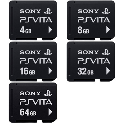 Official SONY PS Vita PlayStation Vita Memory Card 4GB 8GB 16GB 32GB ...
