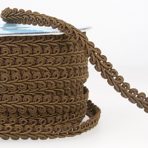 Stephanoise 12mm Gimp Braid Trim Dark Brown - per metre | eBay UK