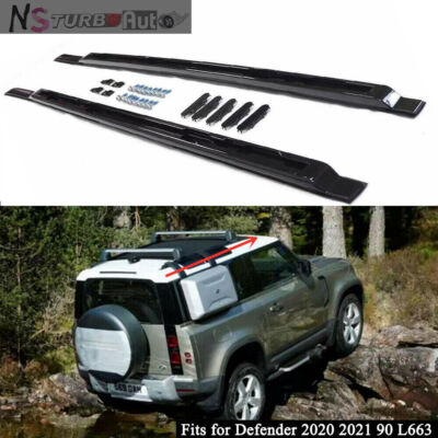 2Pcs Roof Rail Rack Side Rail Bar Fits for LR Defender 2 Door 90 L663 ...