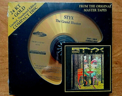 STYX - Grand Illusion [HDCD] 24Kt Gold CD - Sealed - Audio Fidelity ...