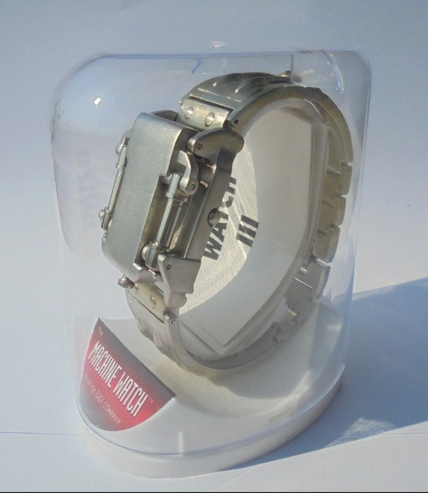 New Edge Co Machine III Futuristic Cylinder Steampunk Wrist Watch Free ...
