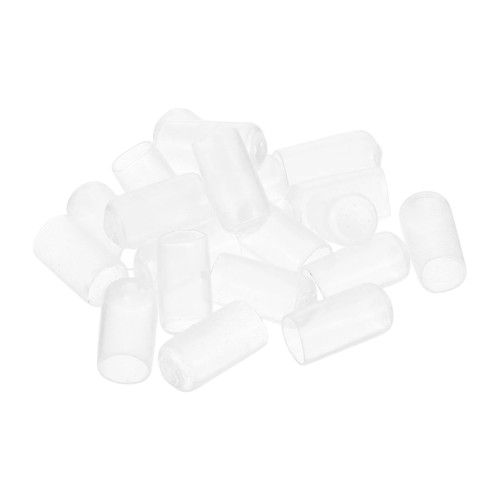 100pcs Rubber End Caps Protective Caps 7.5mm ID Bolt Cap Clear | eBay