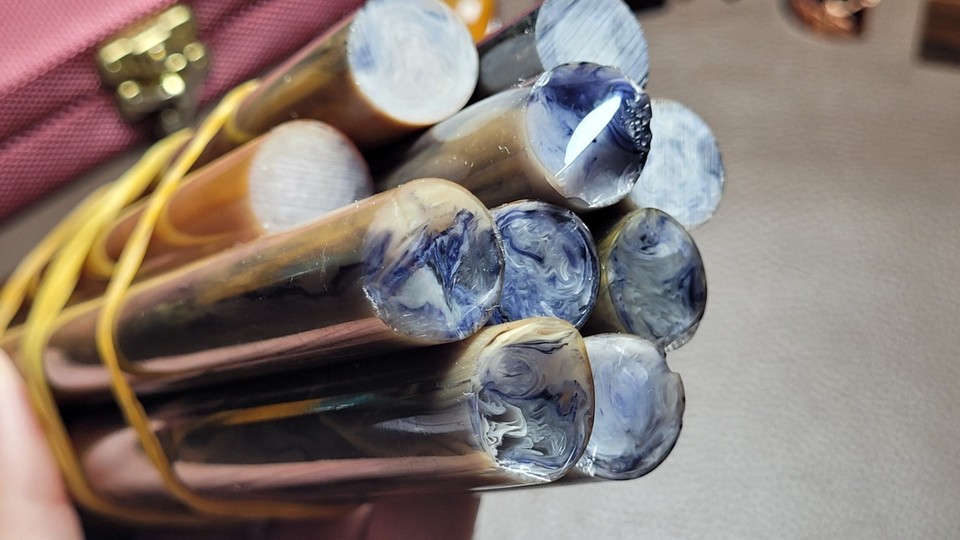 Amber Bakelite Rods, Phenolic Resin, for making prayer beads, rosary ...