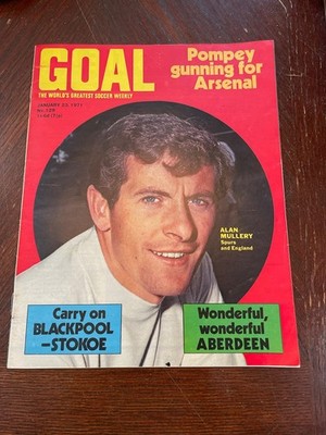 Goal Soccer Weekly Magazine: No 129, January 23, 1971, VG Condition | eBay
