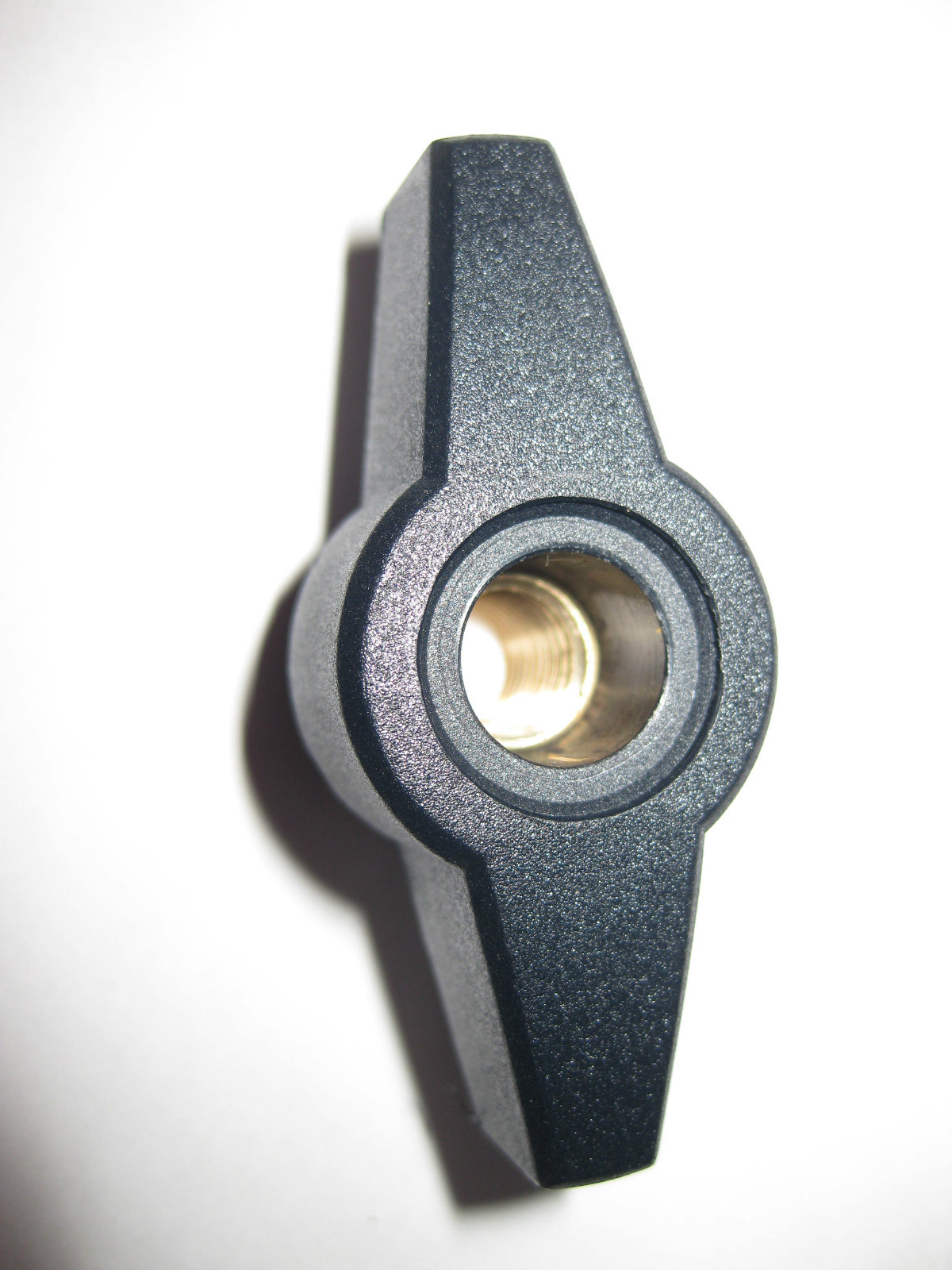 M6 wing knob open top BRASS INSERT thumbscrew machine jig handle nut ...