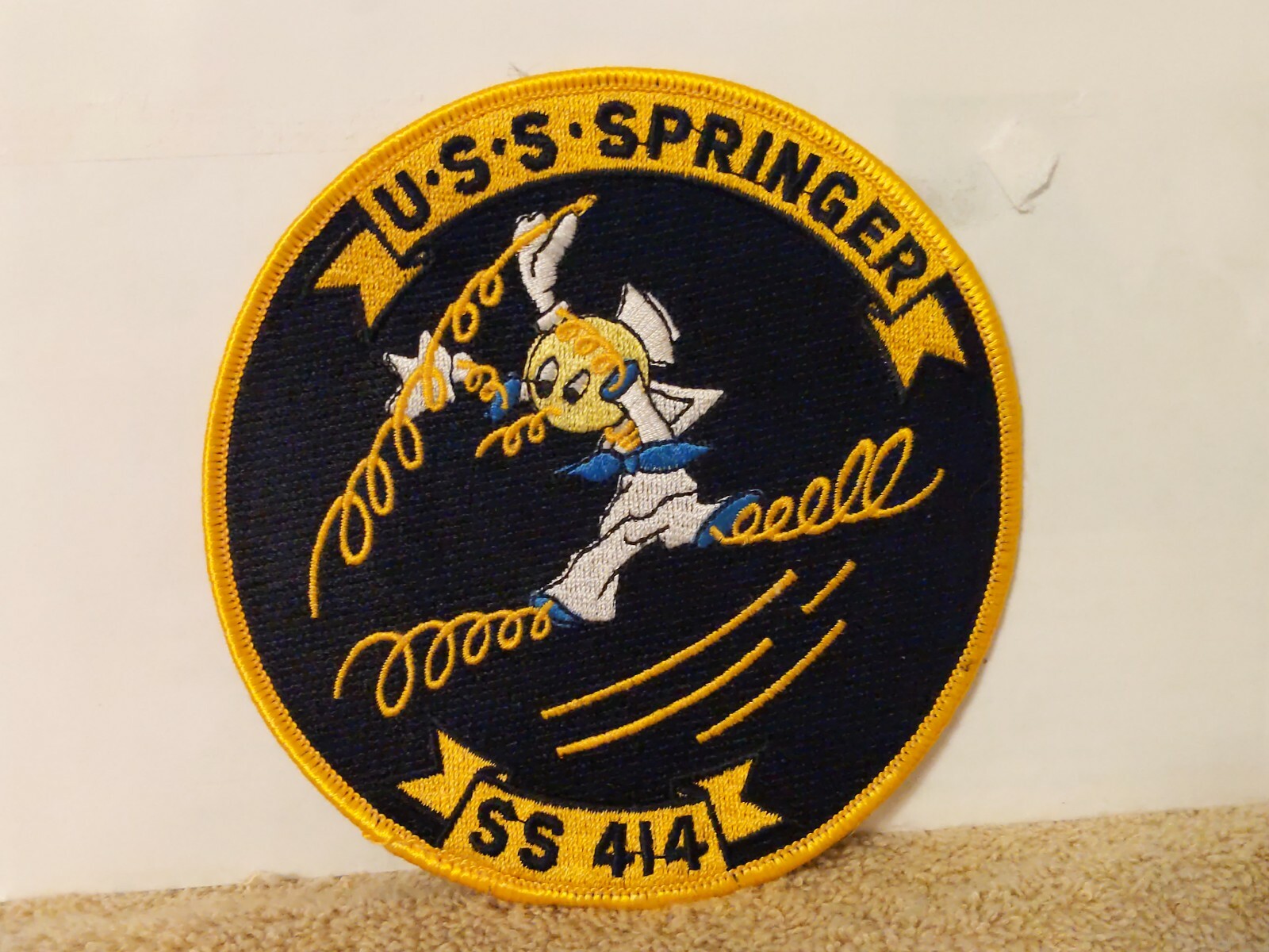 Navy Reunion Ship Patch USS Springer SS-414 5 x 5 inches | eBay