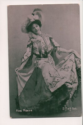 Vintage Postcard Ada Reeve English actress of both Edwardian stage and ...