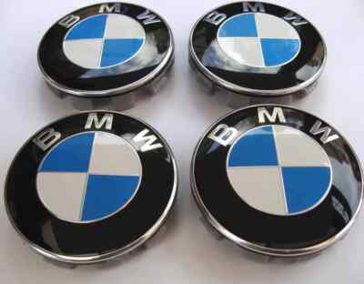 NEXT DAY DELIVERY BMW ALLOY WHEEL CENTRE HUB CAPS E30,E36,E46,E92 68mm ...