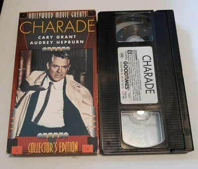 Charade (VHS, 1994) Cary Grant Audrey Hepburn 86624400464 | eBay