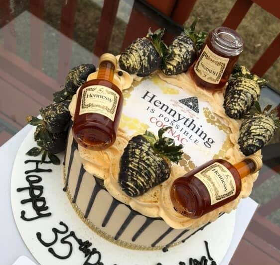 Hennessy Cake Topper ~ Edible Cake Image ~ Hennything Is Possible Cake ...