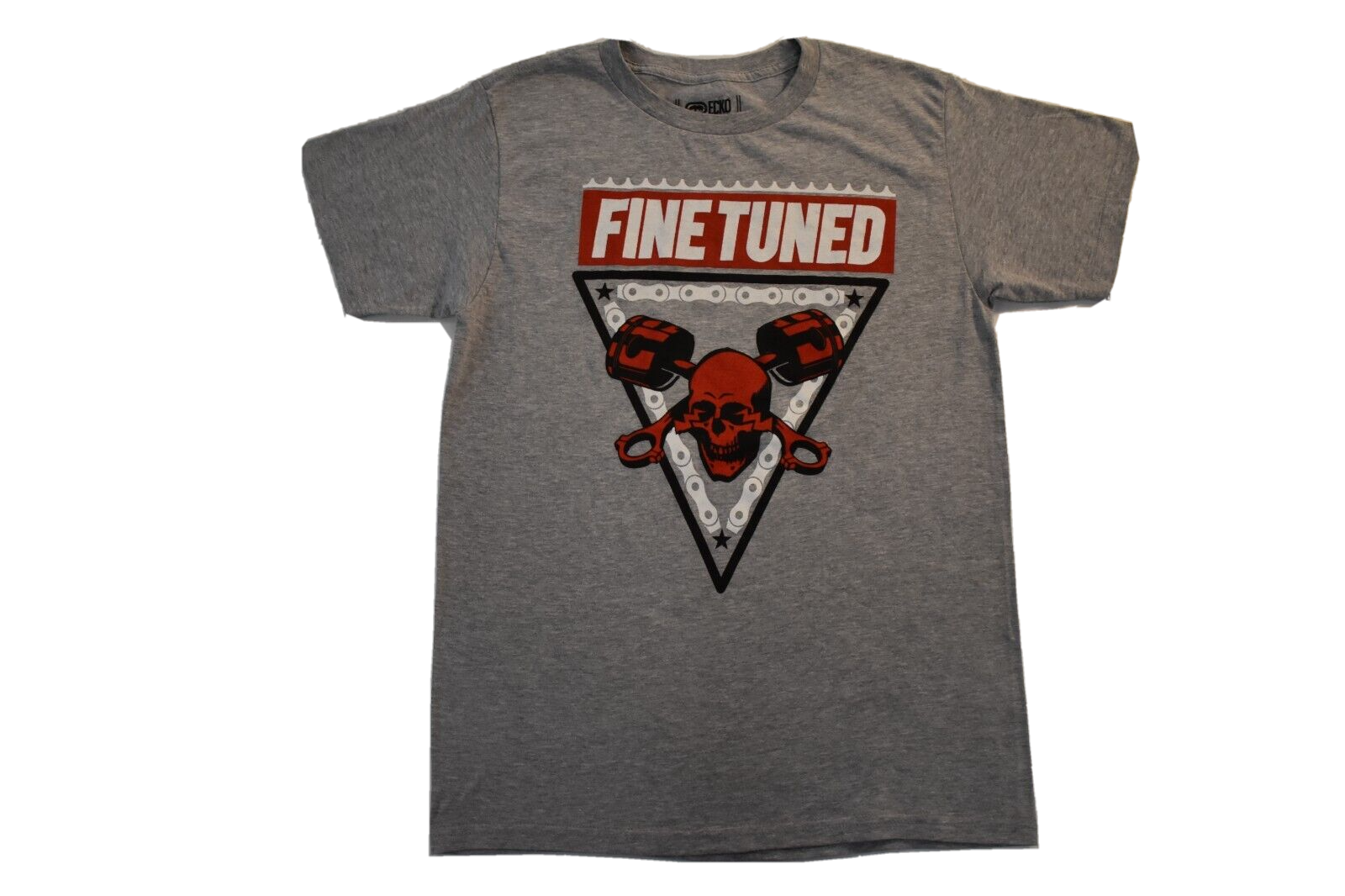 Ecko Fine Tuned Mens Skull Logo Gray Shirt New S | eBay