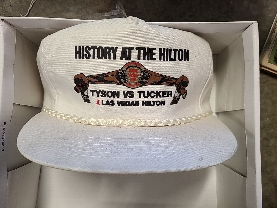 Vintage Mike Tyson Vs Tucker 80s Boxing Snapback Hat - Gem
