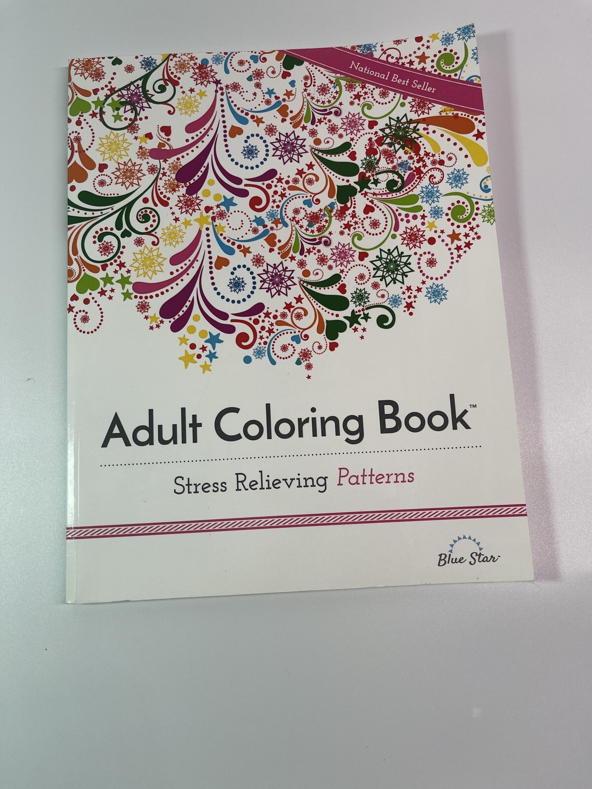 Adult Coloring Book Stress Relieving Patterns Lot Of 2 H 9781941325124 ...
