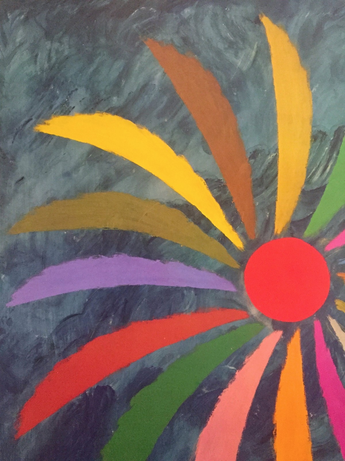 JACK BUSH RARE 1980 ABSTRACT EXPRSNT LITHOGRAPH PRINT LONDON EXHIBITION ...