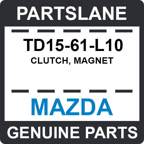 TD15-61-L10 Mazda OEM Genuine CLUTCH, MAGNET | eBay