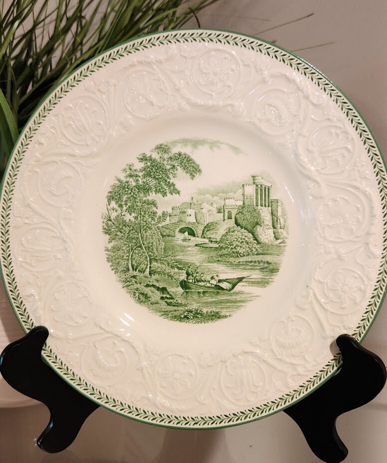 Wedgwood Patrician Torbay Vintage Luncheon Plate Green England 9.25 ...