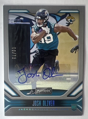 Josh Oliver 2019 Panini Playbook Rookie Signatures /75 #167 *FSCardz ...