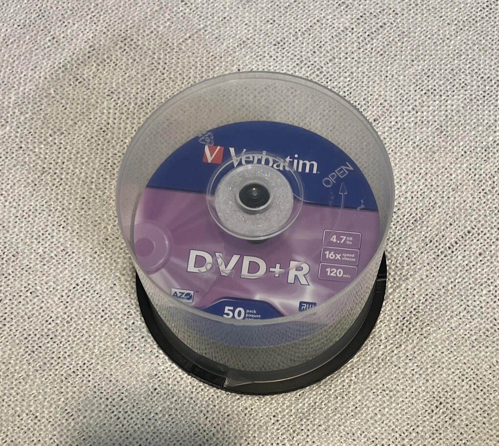 Verbatim DVD+R 50 Pack Life Series 16x 120 Minutes 4.7 GB DVD+R Discs ...