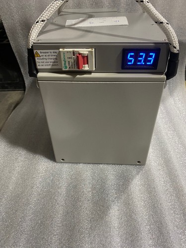 LOT of 2 48V Lifepo4 1.5 kwh Battery Golf Cart Plug Solar RV Off Grid ...