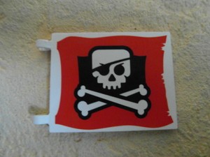 Lego ® Pirates Flag/Flag Large for pirate ship pirates fortress pirate ...