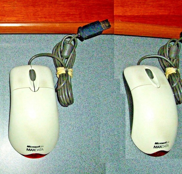 Microsoft Wheel Mouse Optical 1.1a USB and Ps/2 Compatible X08 91954 ...