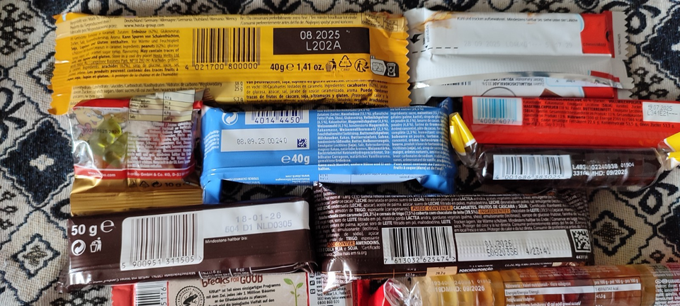 Schokolade Fruchtgummi Mischung /Snickers/Kit Kat/M&M's/Haribo/Alpia ...